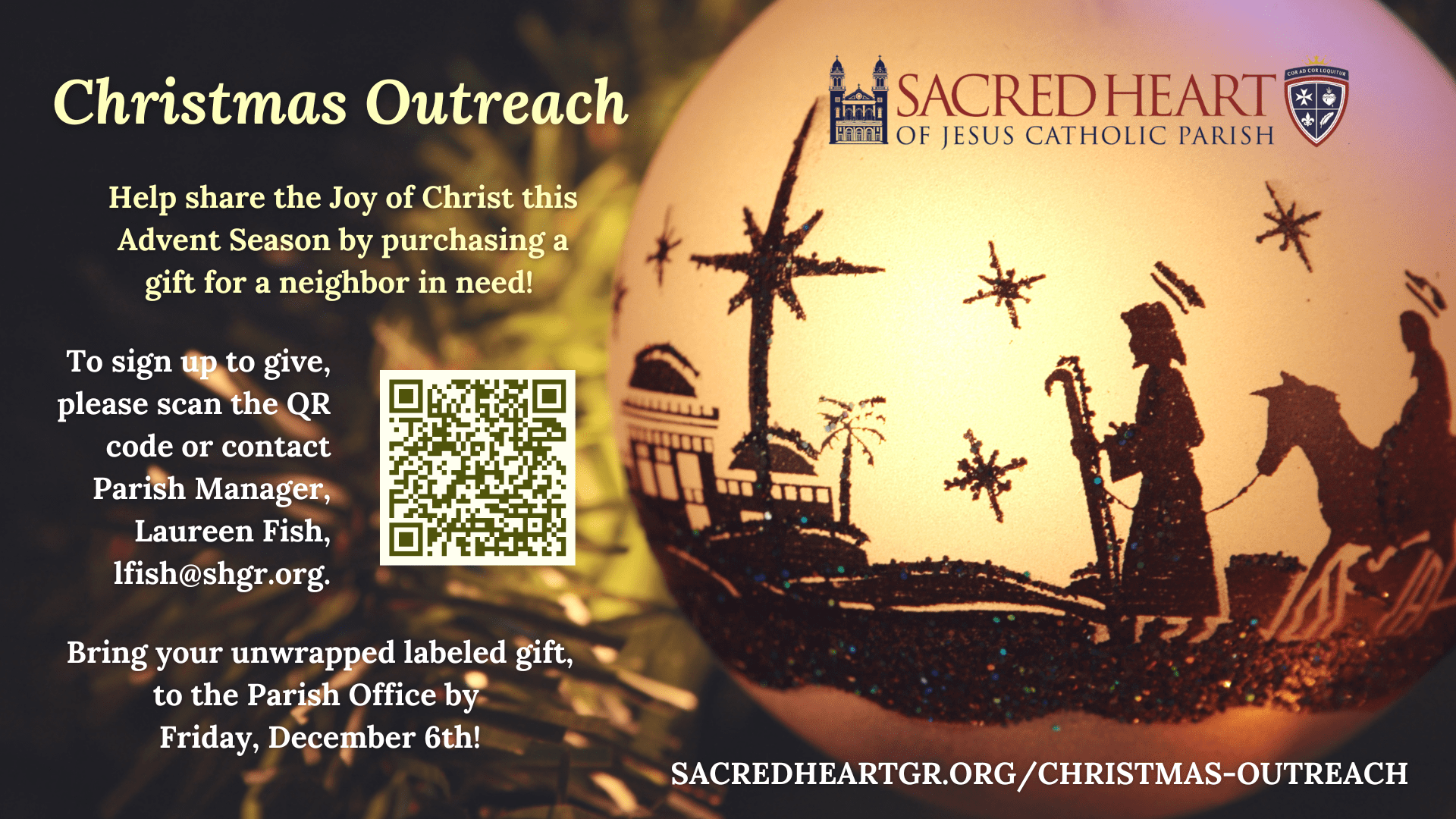 Christmas Outreach - Sacred Heart of Jesus